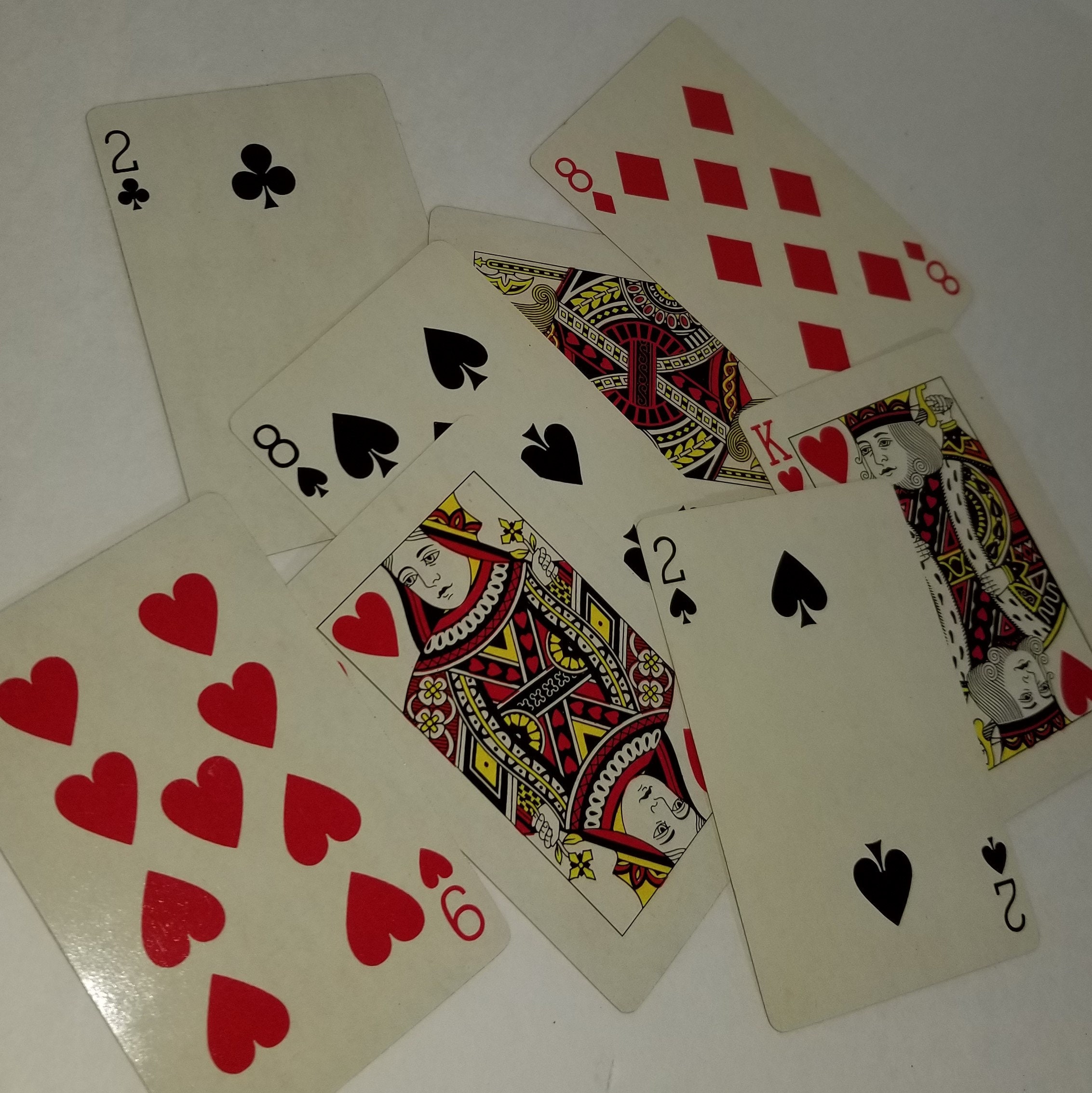 8 Horse Head Playing Cards 2 Designs Racing Horses Brown Black - Etsy