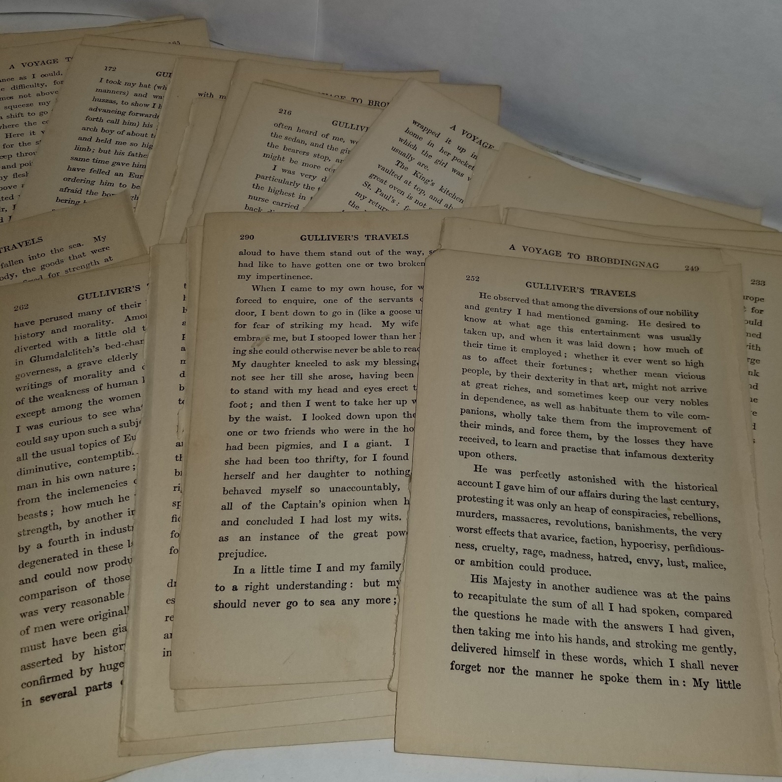 12 Vintage Book Pages Sepia Tone Text Illustrations - Etsy