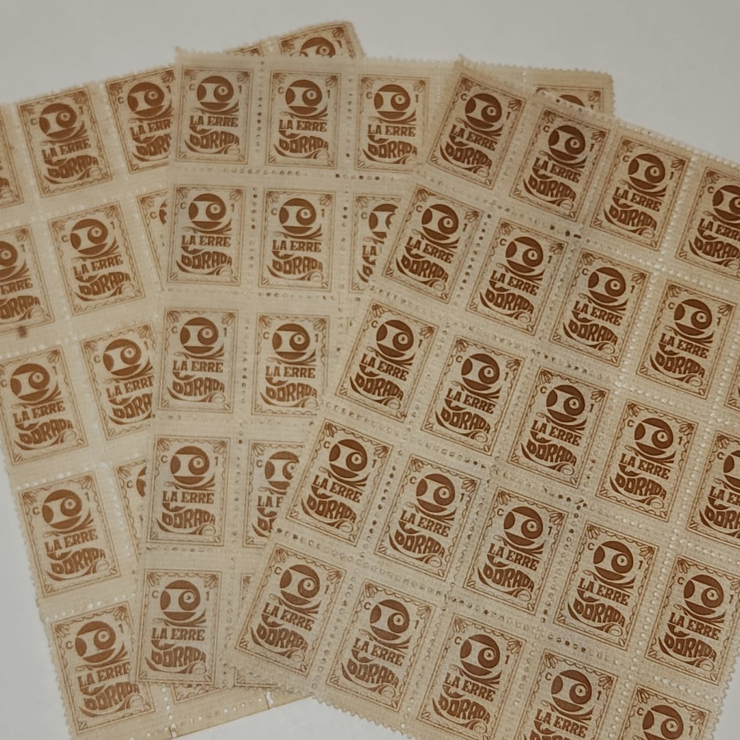 75 Brown Savings Stamps Dorada Trading Stamps 3 Sheets of 25 Vintage ...