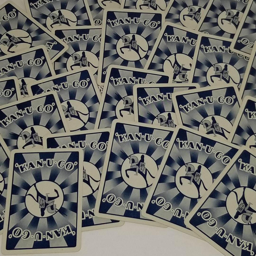 8 Letter Cards Kan-u-go Spelling Game Cards Word Game Blue Knight ...