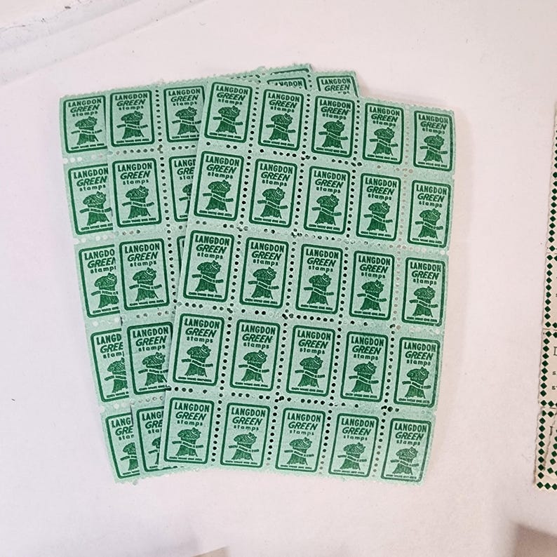 8 CHOICES 75 Green Savings Stamps Top Quality D and C Bonus V + P ...