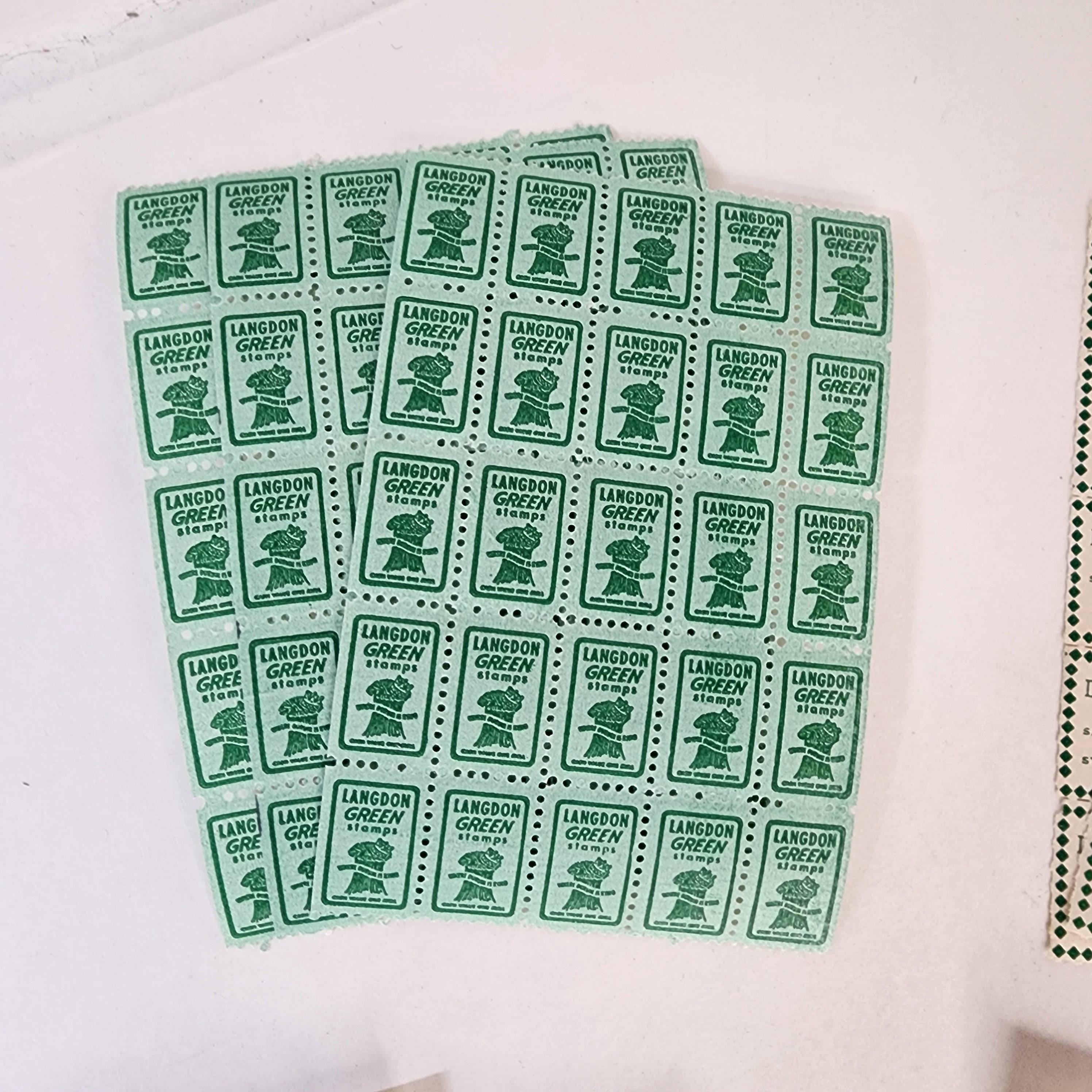 8 CHOICES 75 Green Savings Stamps Top Quality D and C Bonus V + P ...
