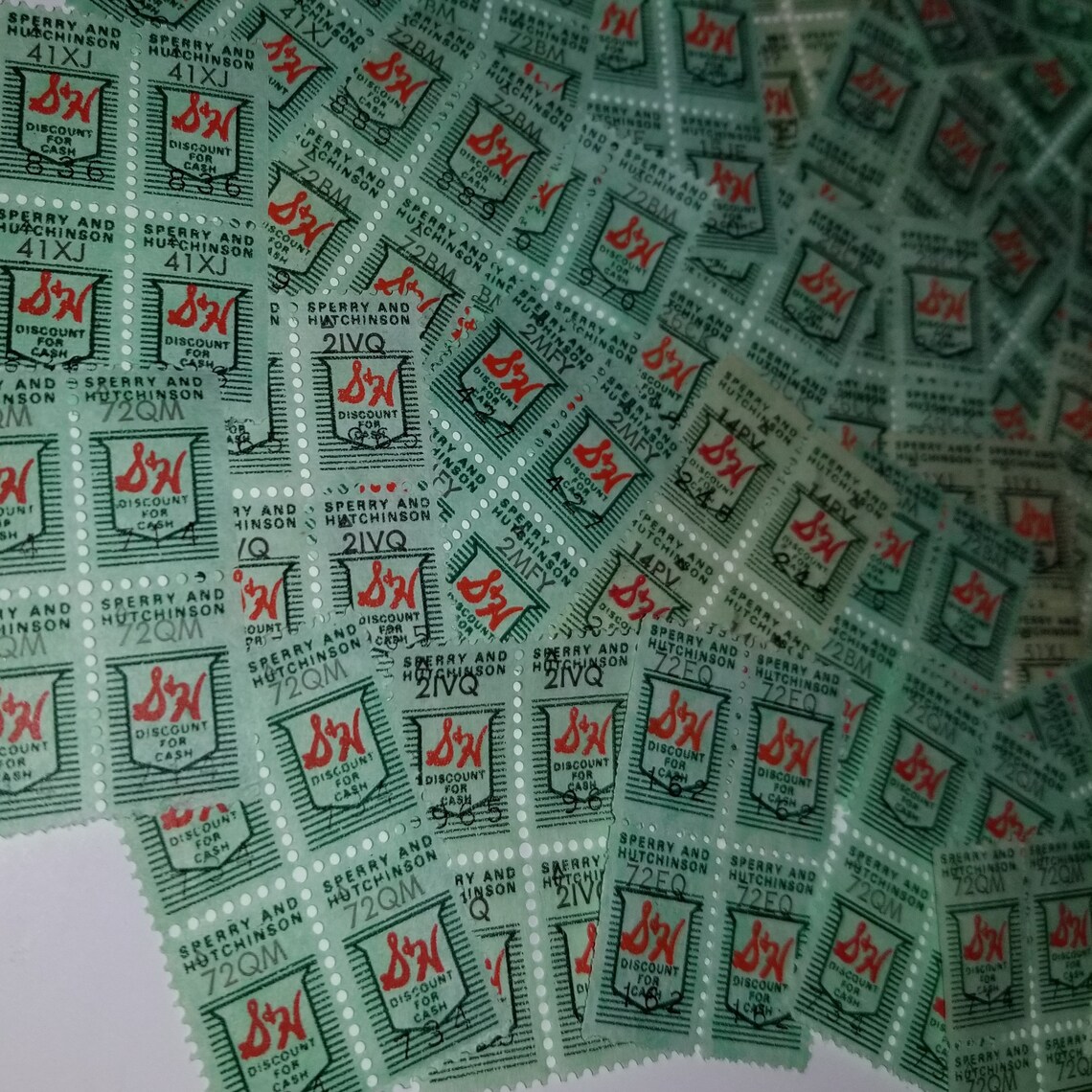 25 Blocks S&H Savings Stamps 100 Green Trading Stamps in - Etsy