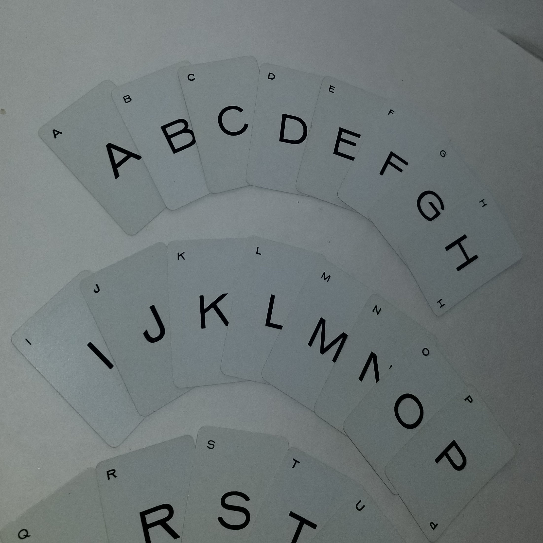 26 Vintage Letter Cards Full Alphabet Word Game Probe Red | Etsy