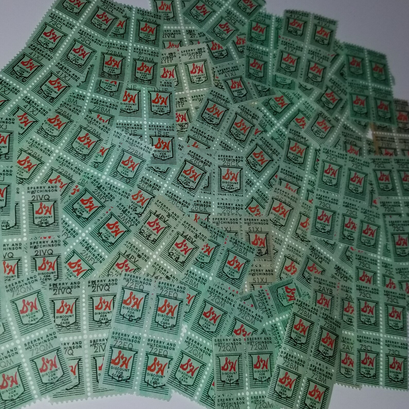 25 Blocks S&H Savings Stamps 100 Green Trading Stamps in - Etsy