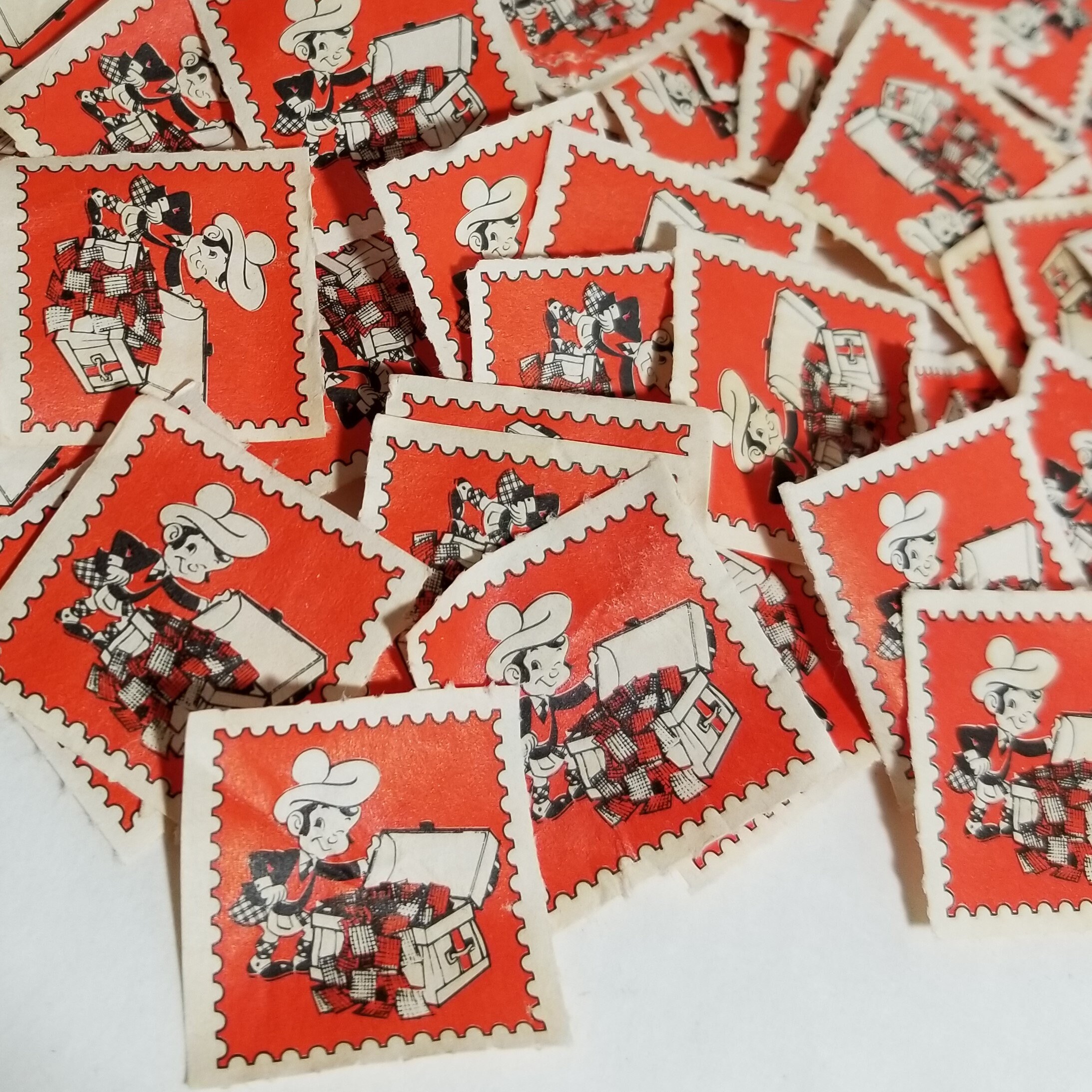 40 Large Red Savings Trading Stamps Singles Sammy Saver Bonus - Etsy