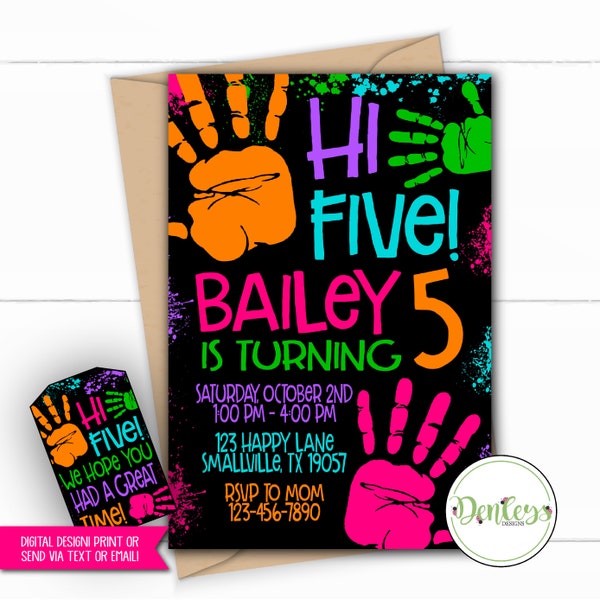 High Five Birthday - Etsy