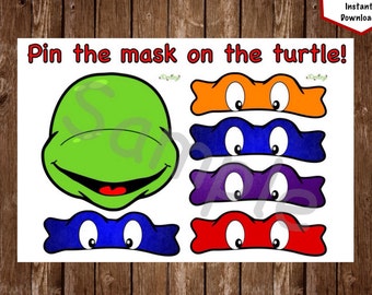 Ninja Turtle Pin - Etsy