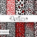 INSTANT DOWNLOAD Leopard Print Digital Paper Scrapbook Paper 12x12 ...