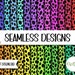 INSTANT DOWNLOAD Leopard Print Digital Paper Scrapbook Paper 12x12 ...