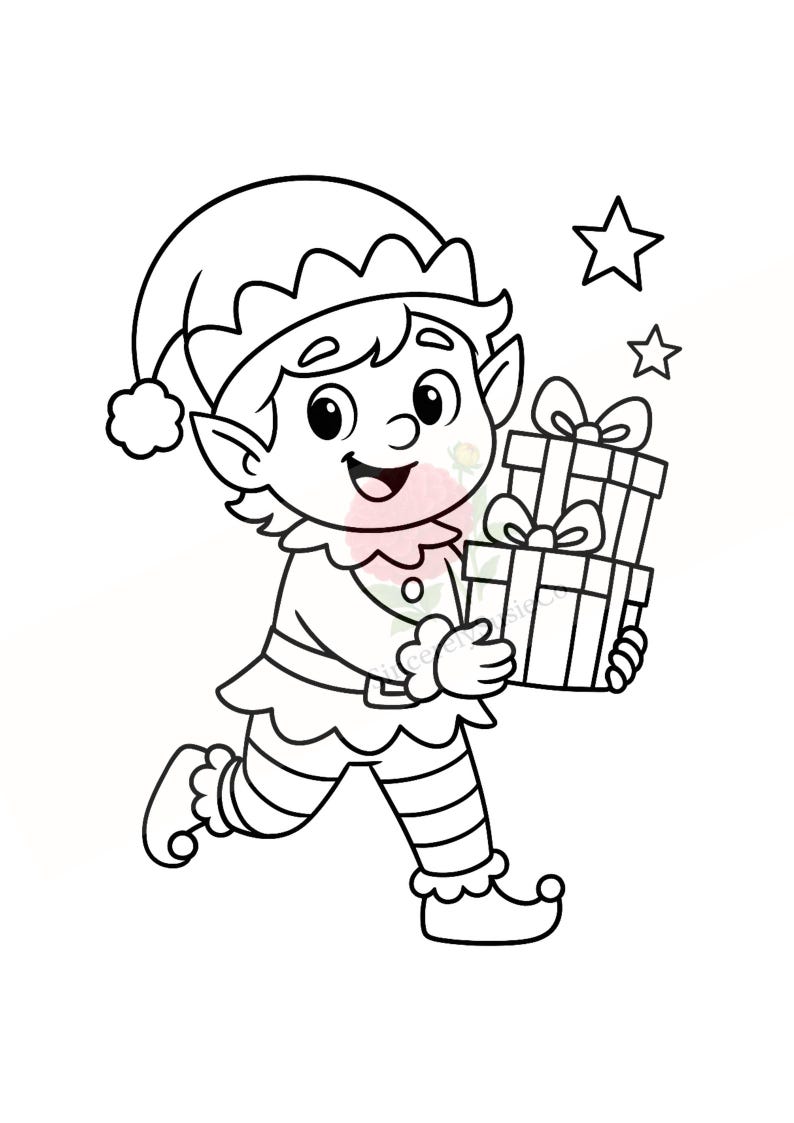 Christmas Elf Bundle Plus Xmas Gonk Printable (7 Pages) (digital ...