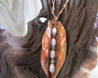 Seed Pod Necklace in Sterling Silver With Diamond - Etsy