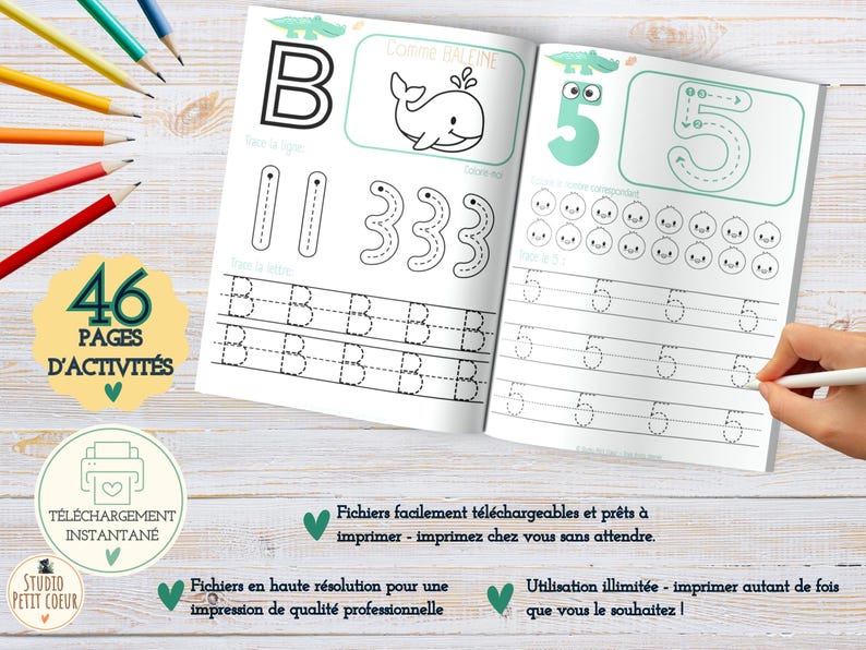 Apprendre à Tracer Les Lettres Et Les Chiffres Facilement Et En S ...