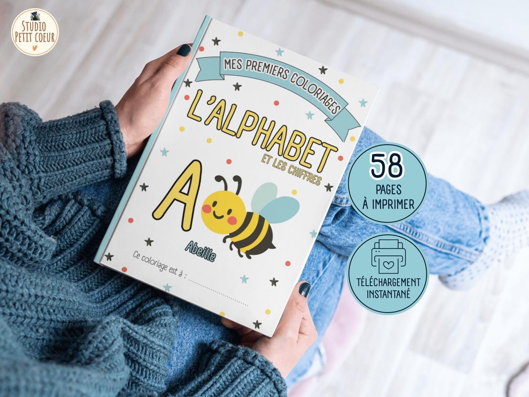 Coloring Pages for Toddlers: the Alphabet and Numbers | 58 Printable ...