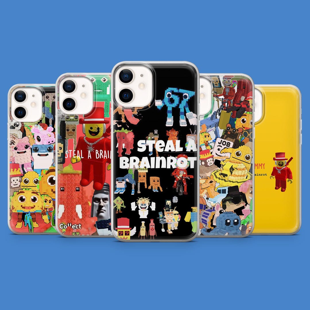 Steal a Brainrot Phone Case Sammy Roblox Cover for iPhone 17 Pro, 16 ...