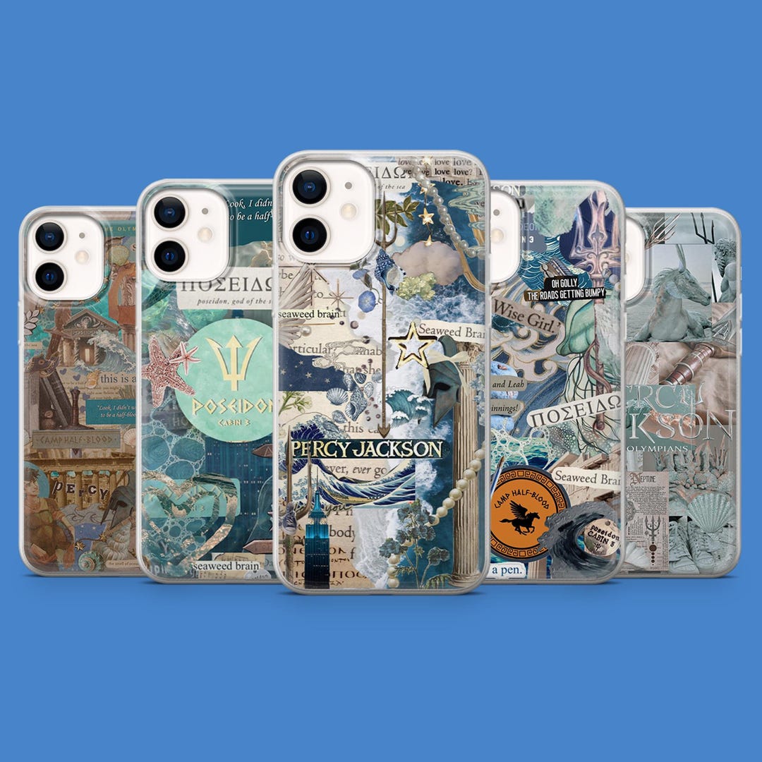 Percy Jackson Phone Case Poseidon Olymp Cover for iPhone 17 Pro, 16, 15 ...