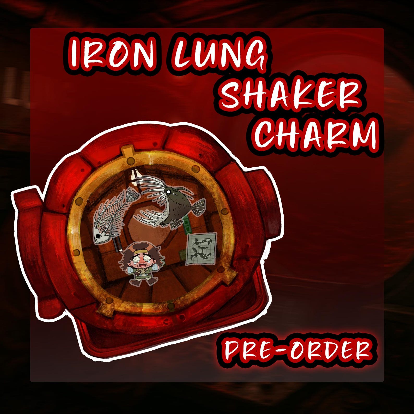Pre-order丨iron Lung Convict Shaker Charm Handmade Gift for Fans - Etsy