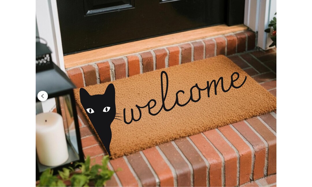 Hope You Like Cats Doormat Cat Door Mat Cat Welcome Mat Cat Gift Funny ...