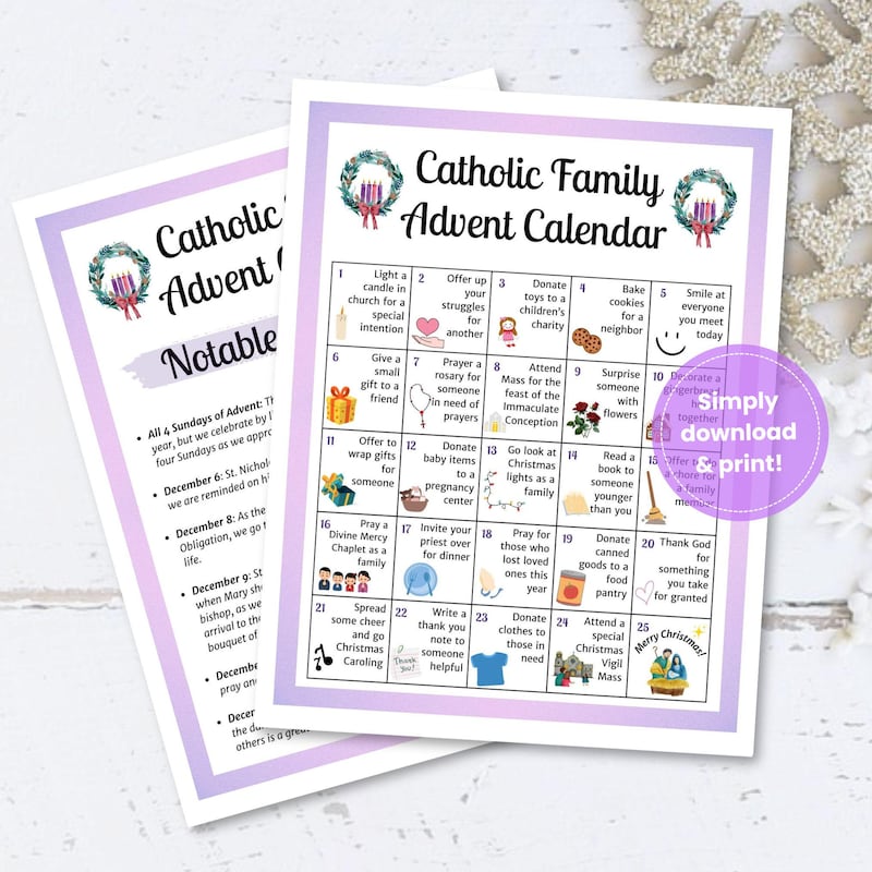 Catholic Advent Calendars 2025 - Etsy