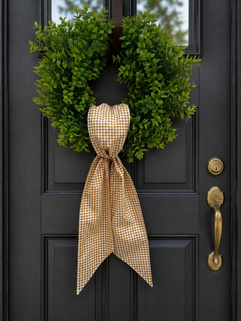 NEW COLORS!!! Gingham Wreath Sashes - Etsy