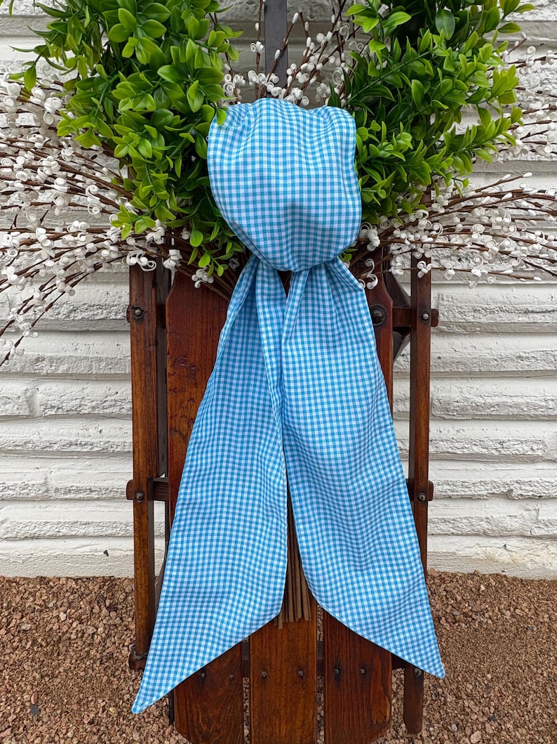 NEW COLORS!!! Gingham Wreath Sashes - Etsy