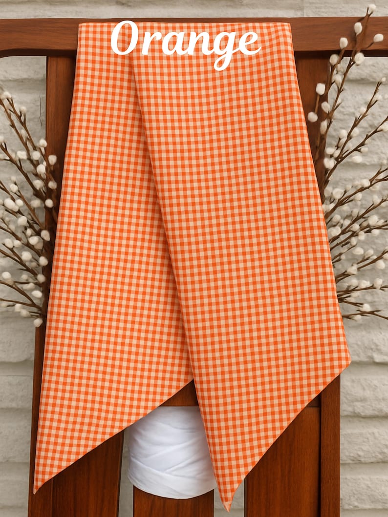 NEW COLORS!!! Gingham Wreath Sashes - Etsy