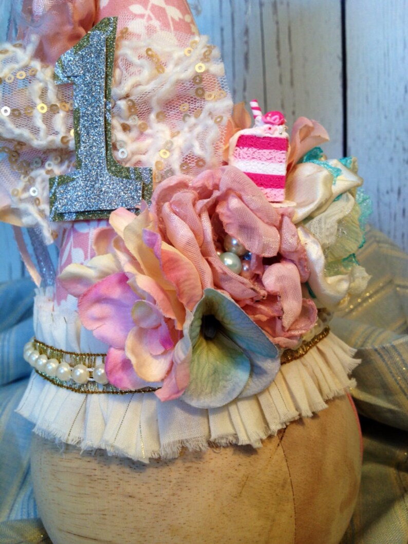 Birthday Girl Over the Top Party Fascinator Cone Hat in Pink - Etsy