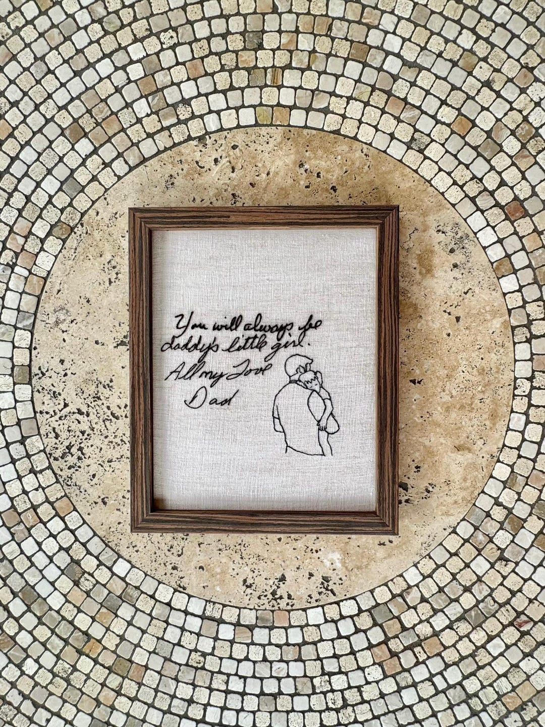 In Their Words • Custom Handwriting Embroidery Keepsake - Etsy