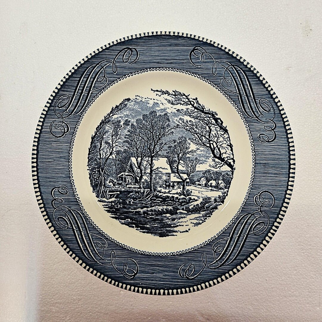 Currier And Ives The Old Grist Millnull