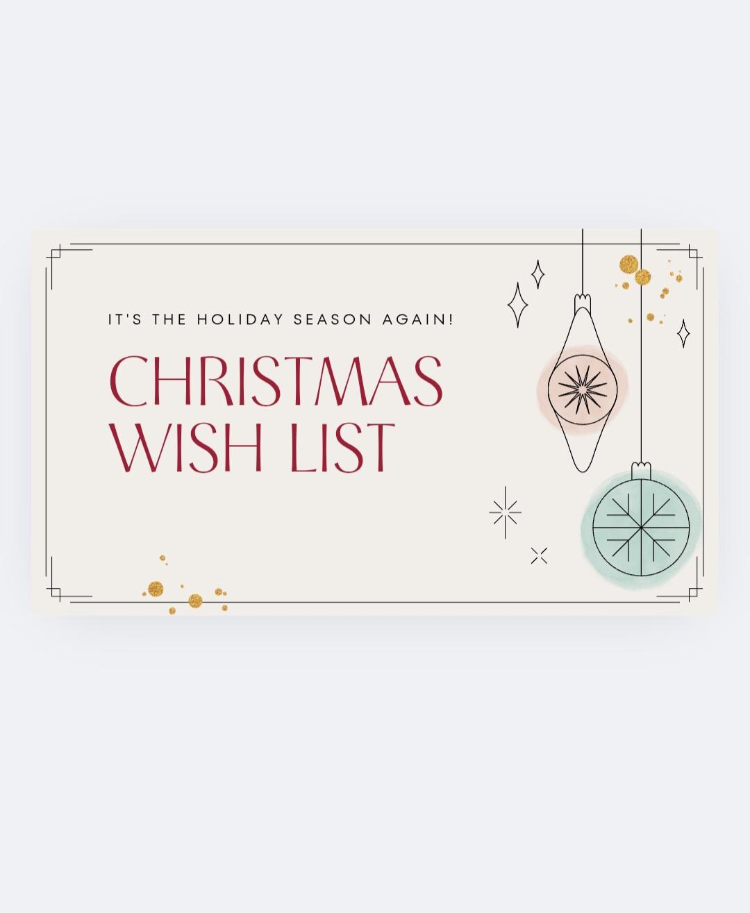 Christmas Wish List, Presentation, Slideshow, Santa, Presents - Etsy