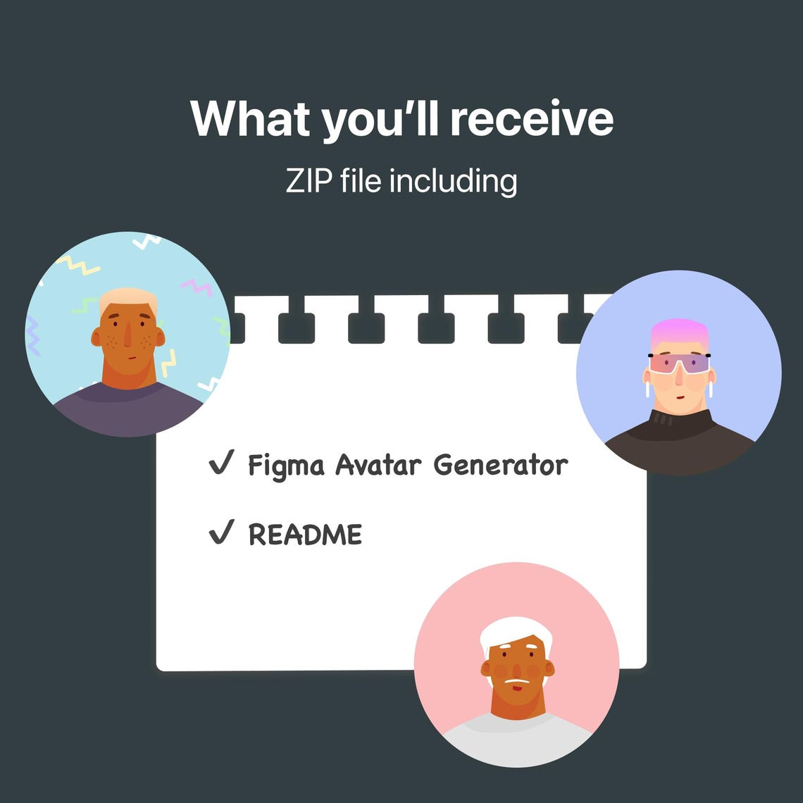 Figma Avatar Generator | Vector Cartoon Character Builder | Editable ...