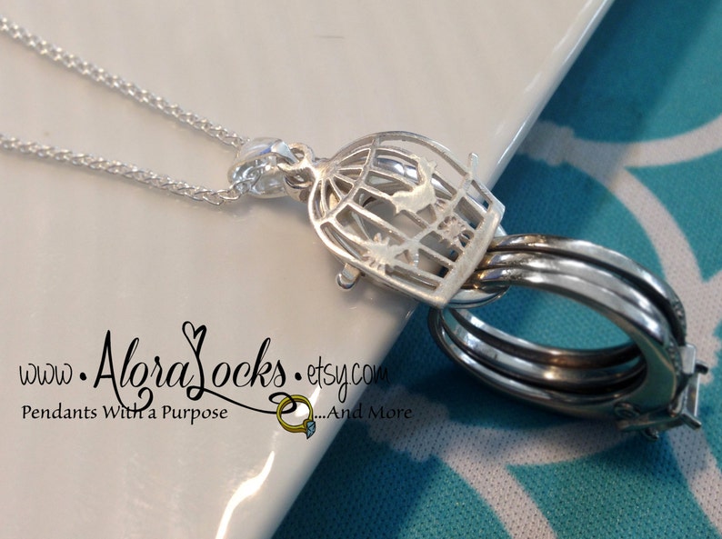 Aloralocks Bird Cage Wedding / Engagement Ring or Charm Holder - Etsy