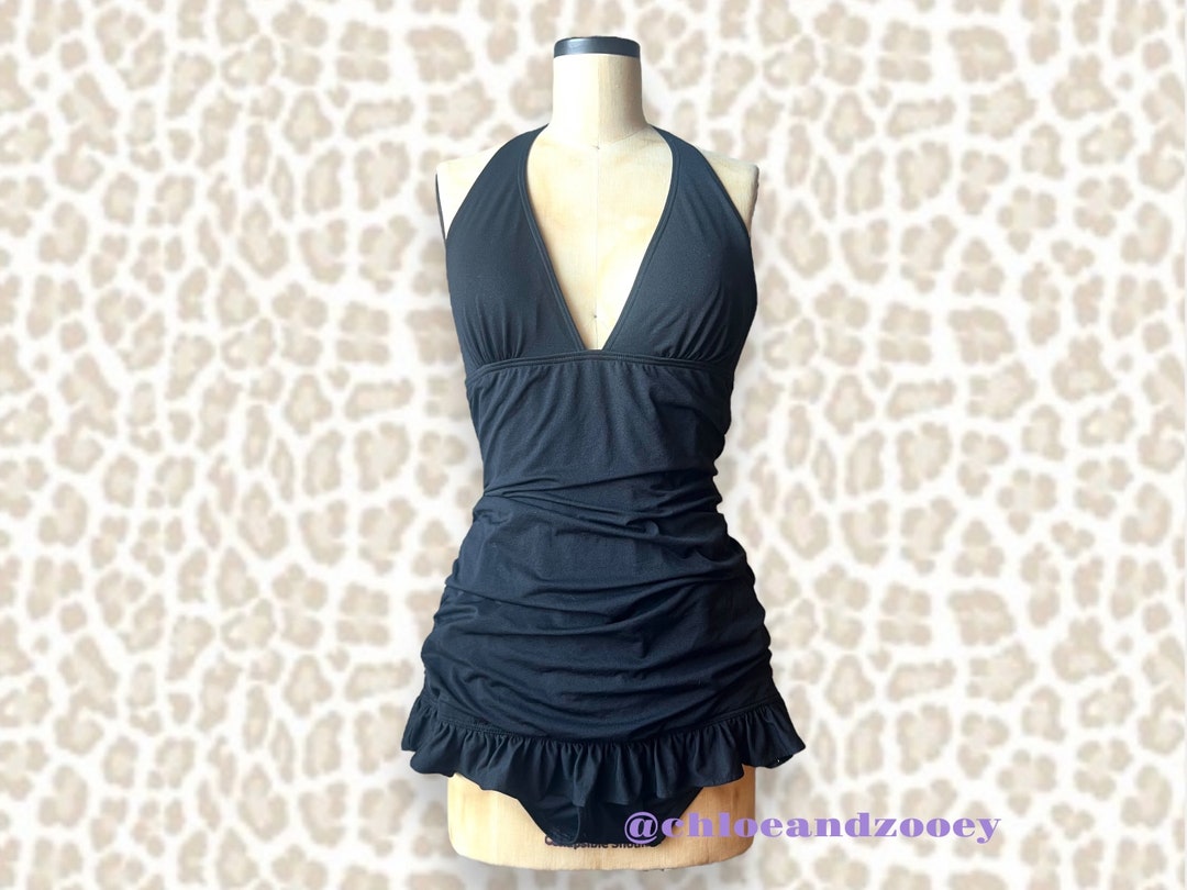 Y2K SWIM Juicy Couture 50s 1950s Fifties Inspired Pinup Swimsuit One ...