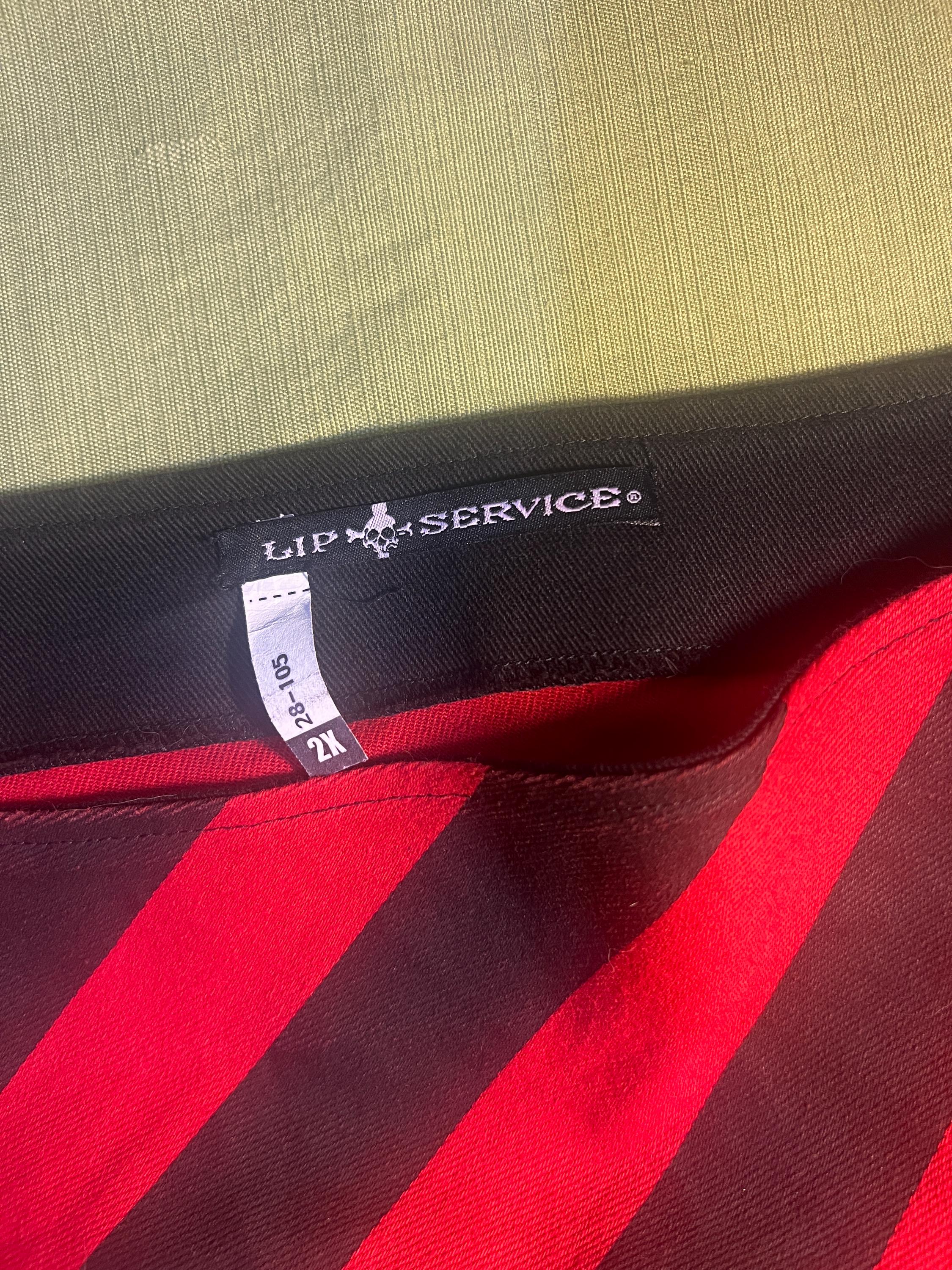 Y2K Lip Service Psycho Circus II Fire-twirling Fannie’s Mini Skirt ...