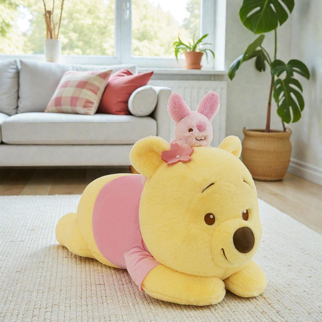 Cute Bear Plush Toy Soft Stuffed Animal Bunny Friend Kawaii Plushie ...