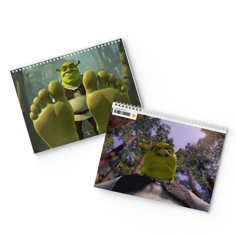 Funny Shrek Memes Wall Calendar 2026 | Shrek & Donkey Monthly Humor - Etsy