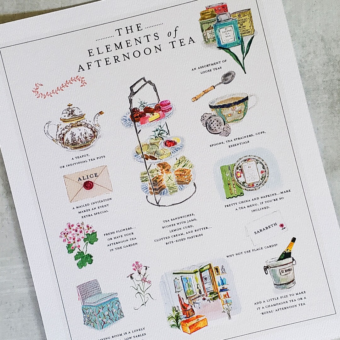 Afternoon Tea, Tea Print, Tea Party - Etsy Canada