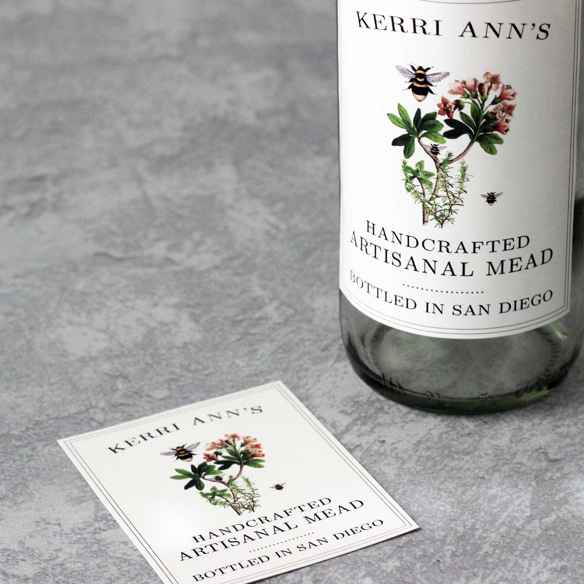 Homemade Mead Labels Herbal Meadhoney Meadall Text | Etsy