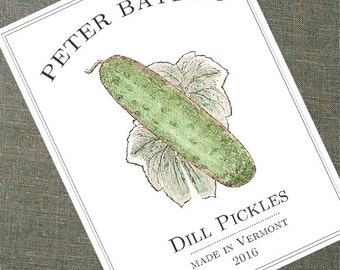 Pickle Labels - Etsy