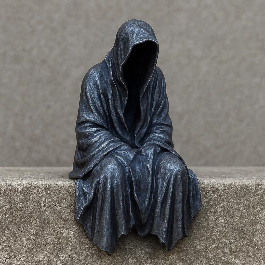 Suriel Tea Figurine: 3D Printed Grim Reaper Bookshelf Decor - Etsy