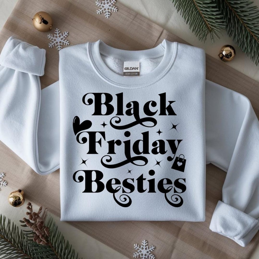 Black Friday Besties SVG PNG | Shopping Team Shirt Design - Etsy