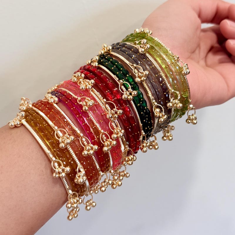 Glass Bangles - Etsy