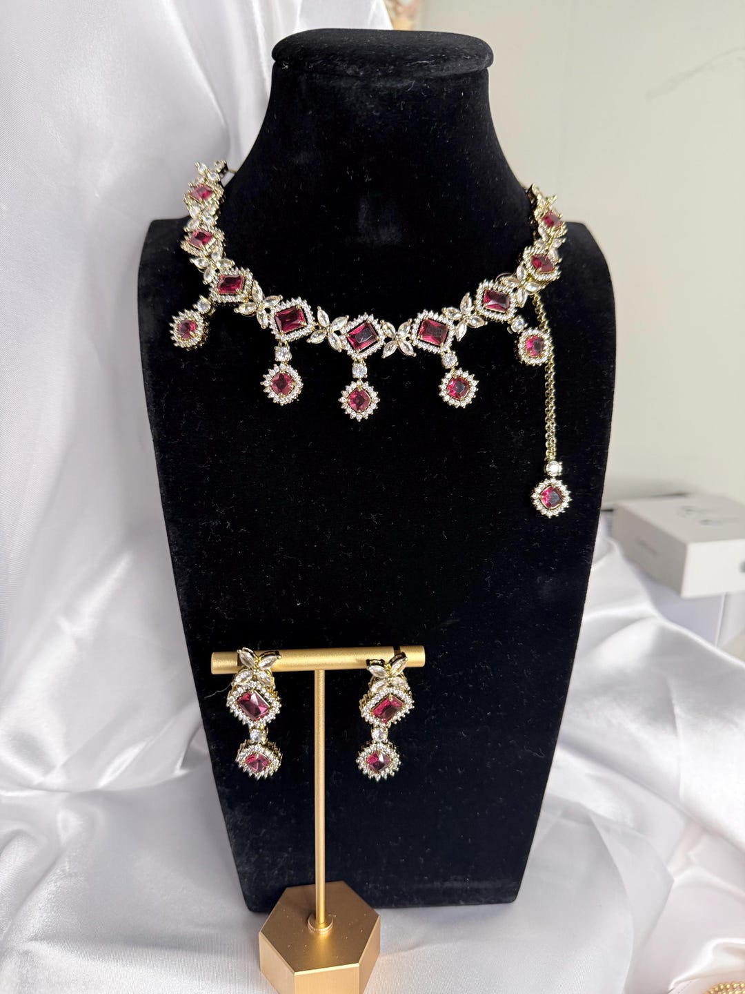 Ad Ruby Jewelry Sets - Etsy