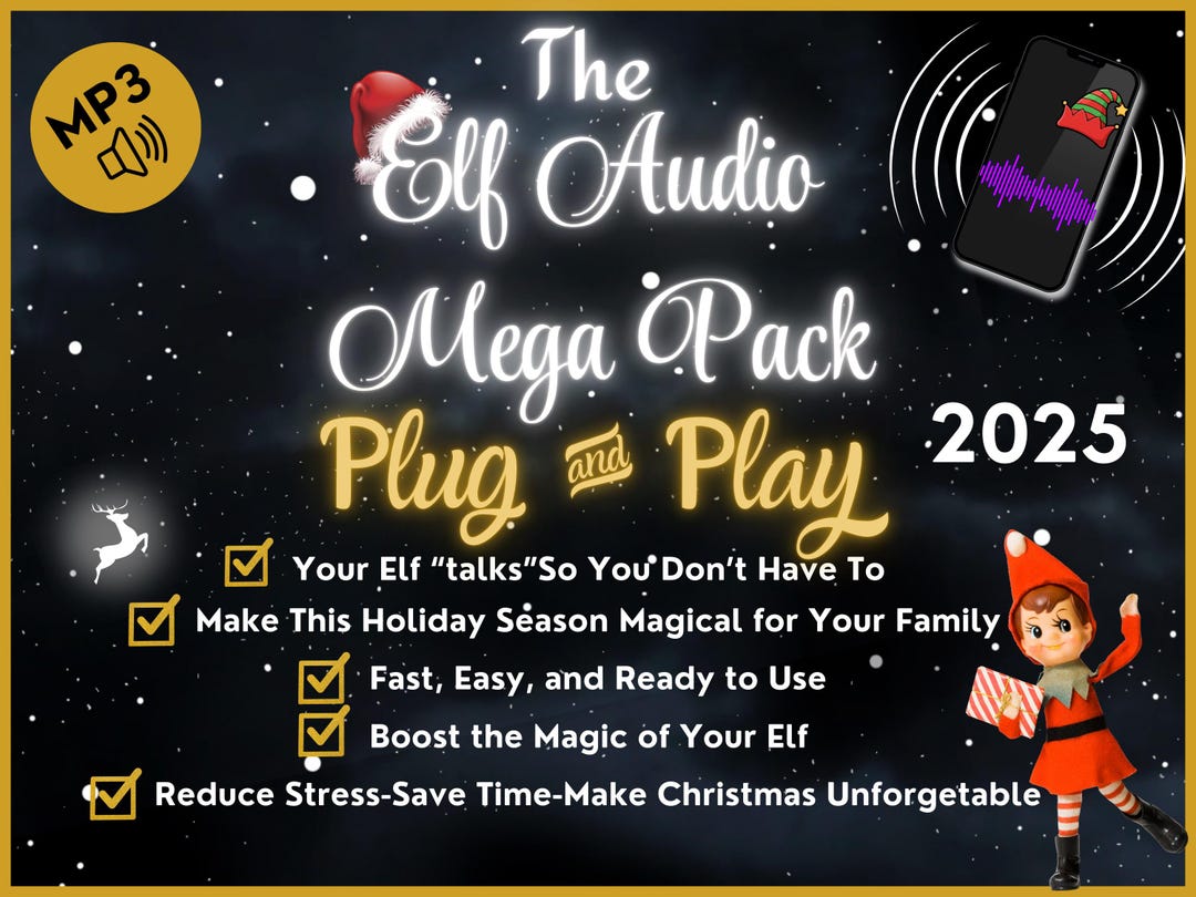 Elf Audio Mega Pack | 30 MP3 Messages, Letters, Notes (digital Download ...