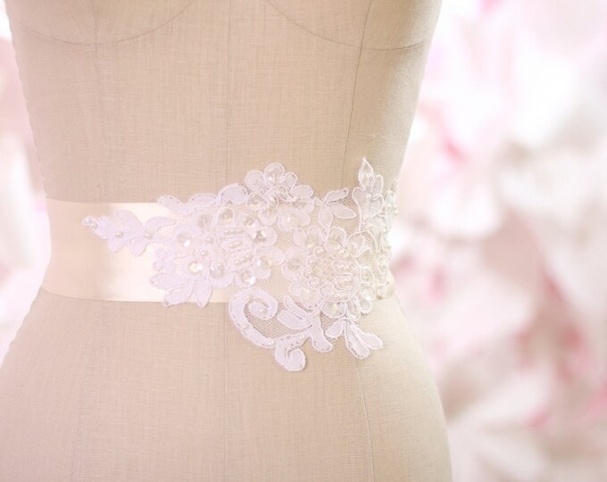 Lace Bridal Sash Great Addition to Your Wedding Dress - Etsy