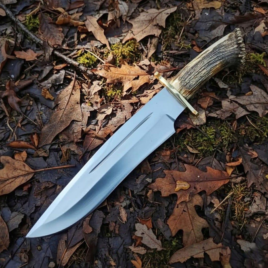 Seraphim Falls Bowie Knife: Muela Magnum Stag 26, Real Stag Horn Handle ...