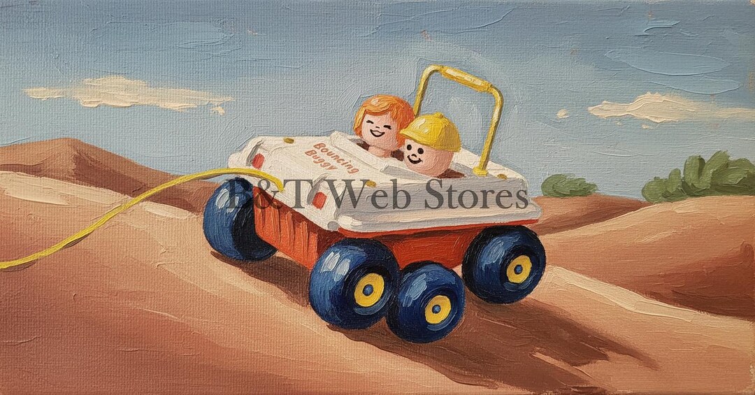 Fisher Price Bouncing Buggy on Sand Dunes - Etsy
