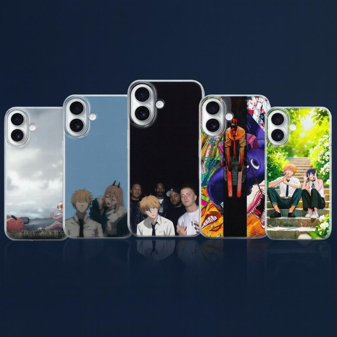 Chainsaw Man Phone Case: Denji, Reze, Power, Pochita Design Cover for ...