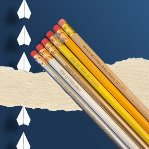 Left Handed Pencils: Lefty Gift Set of 6 - Etsy