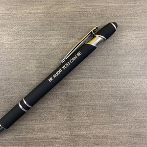 Personalized "be Audit You Can Be" Pen With Stylus – Accountant CPA ...